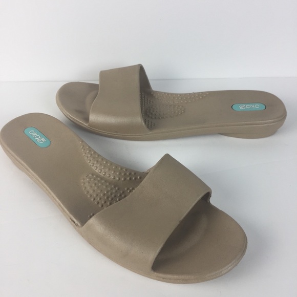OKA b. | Shoes | Okab Grace Sliders Slip On Sandals Womens Large B ...